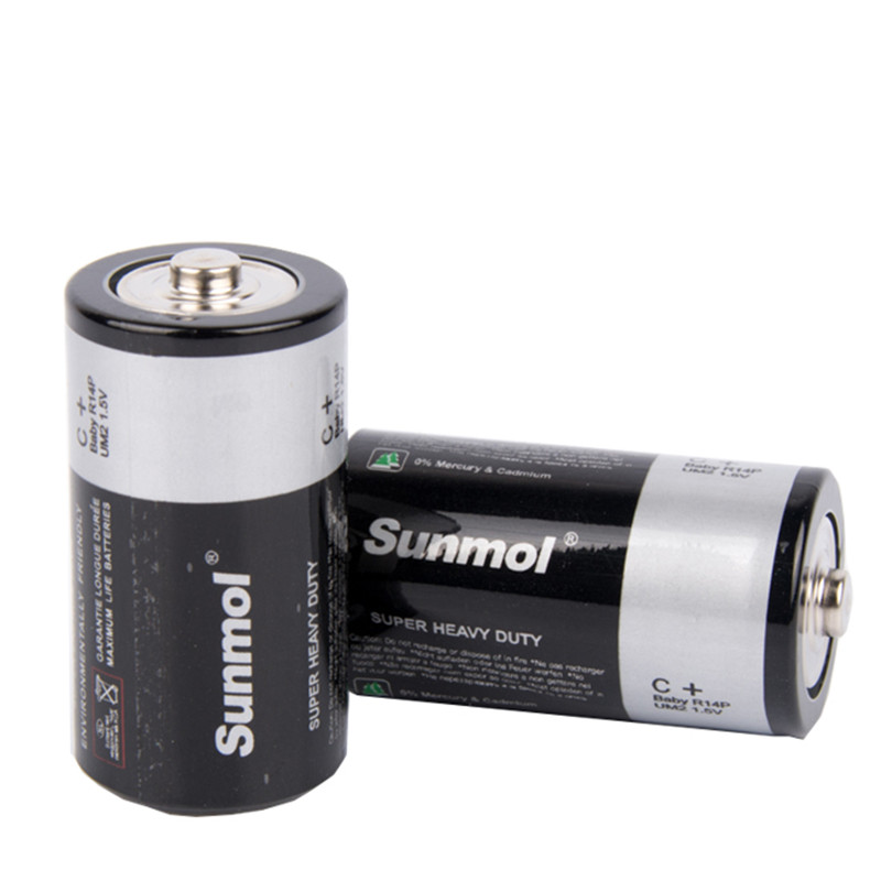 China 1.5V R14 UM2 Heavy Duty C Battery Manufacturer and Supplier | Sunmol